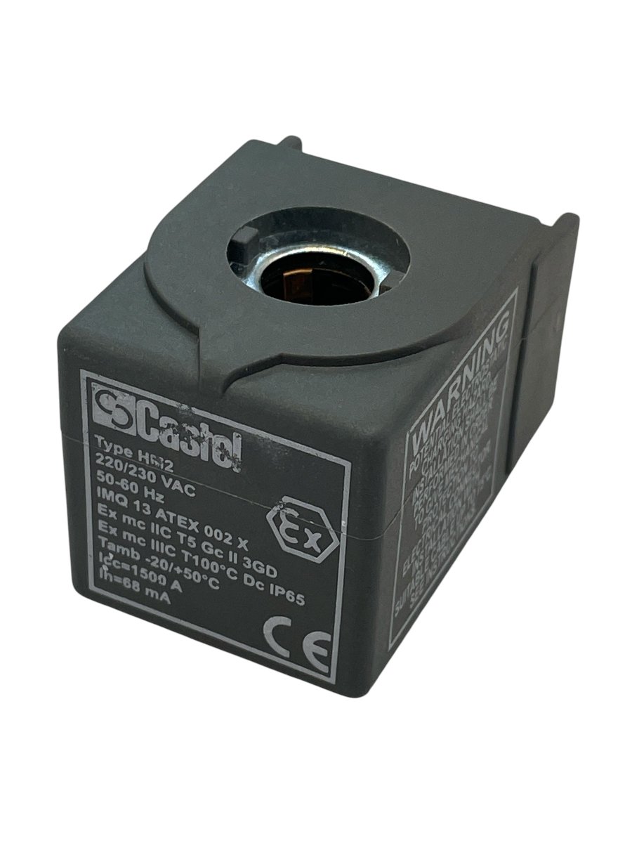 Solenoid coil Castel 9100EX/RA6 R290, HM2 ATEX, (220/230V), 50/60Hz 8W