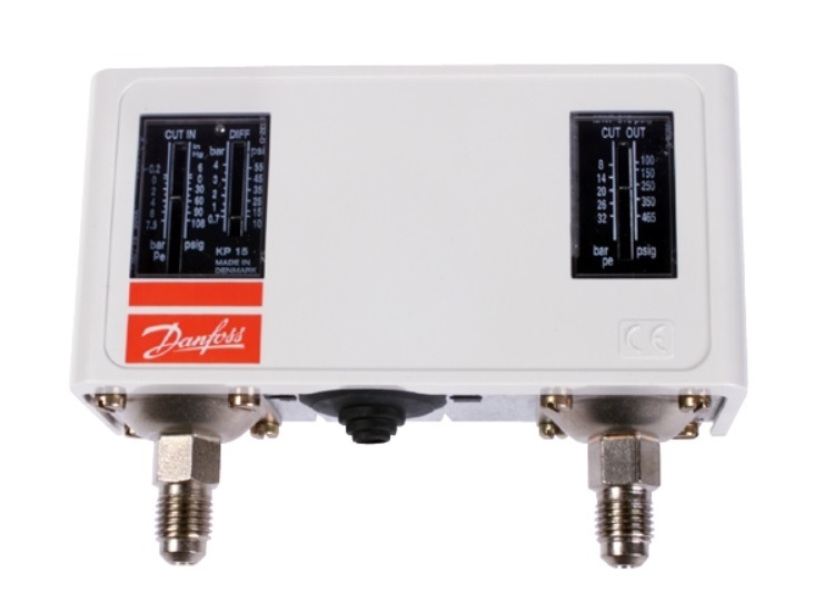 Pressostat Danfoss KP15 060-124366 Manuell återställning - Kruff AB